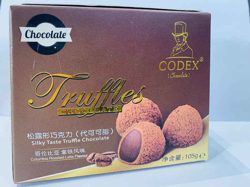 英国库德士 codex 手工松露形巧克力 哥伦比亚 拿铁风味105g/盒 - 太划算商城